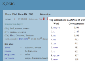 dictionary – Coptic SCRIPTORIUM Blog